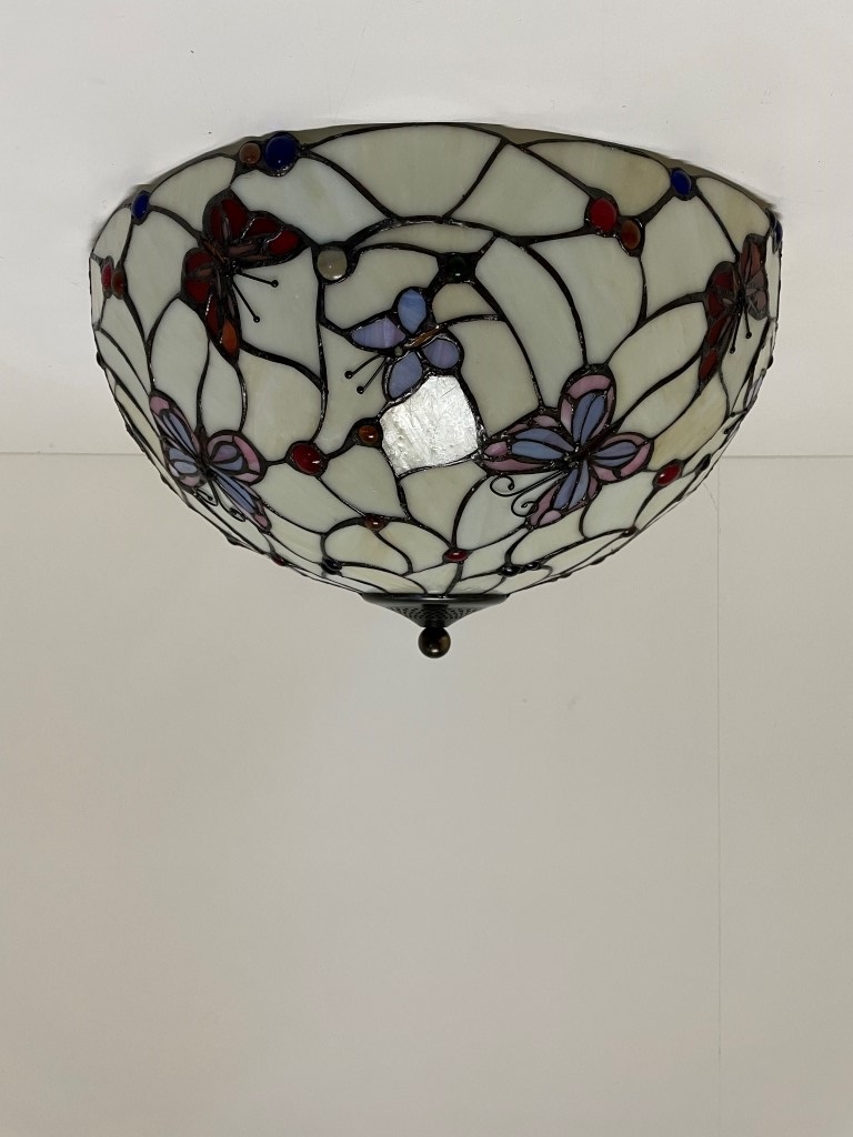 Tiffany plafondlamp Papillon 50 / 80 kopen? Groot aanbod!