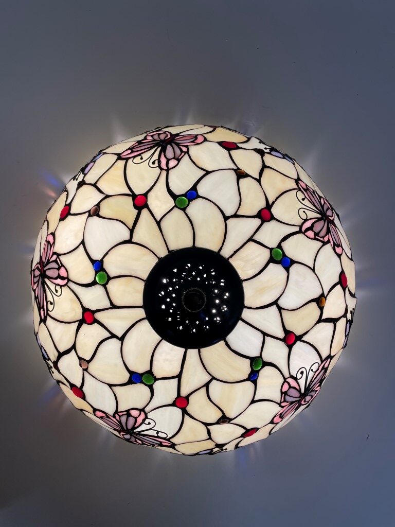 Tiffany plafondlamp Papillon 50 / 80 kopen? Groot aanbod!