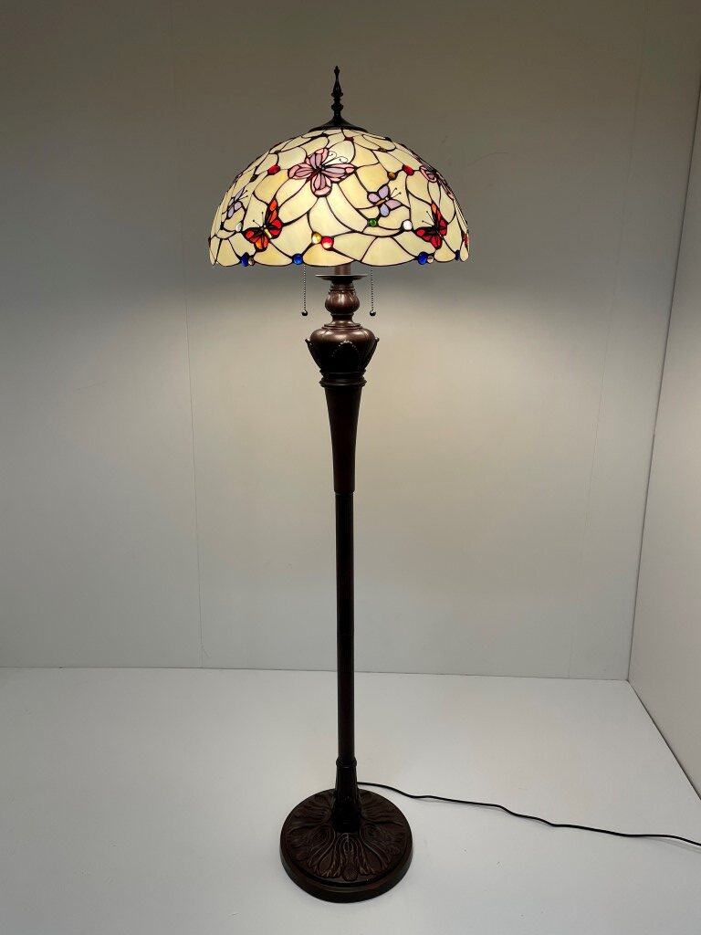 Tiffany vloerlamp Papillon 50 Deluxe kopen? Groot aanbod!